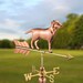 Labrador Retriever Weathervane Pure Copper With a Roof Mount or Garden ...