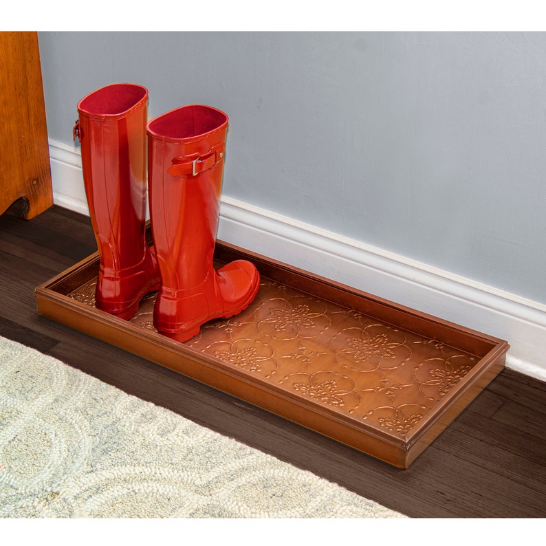 Medallions Boot Tray for Boots, Shoes, Plants, Pet Bowls, and More ...