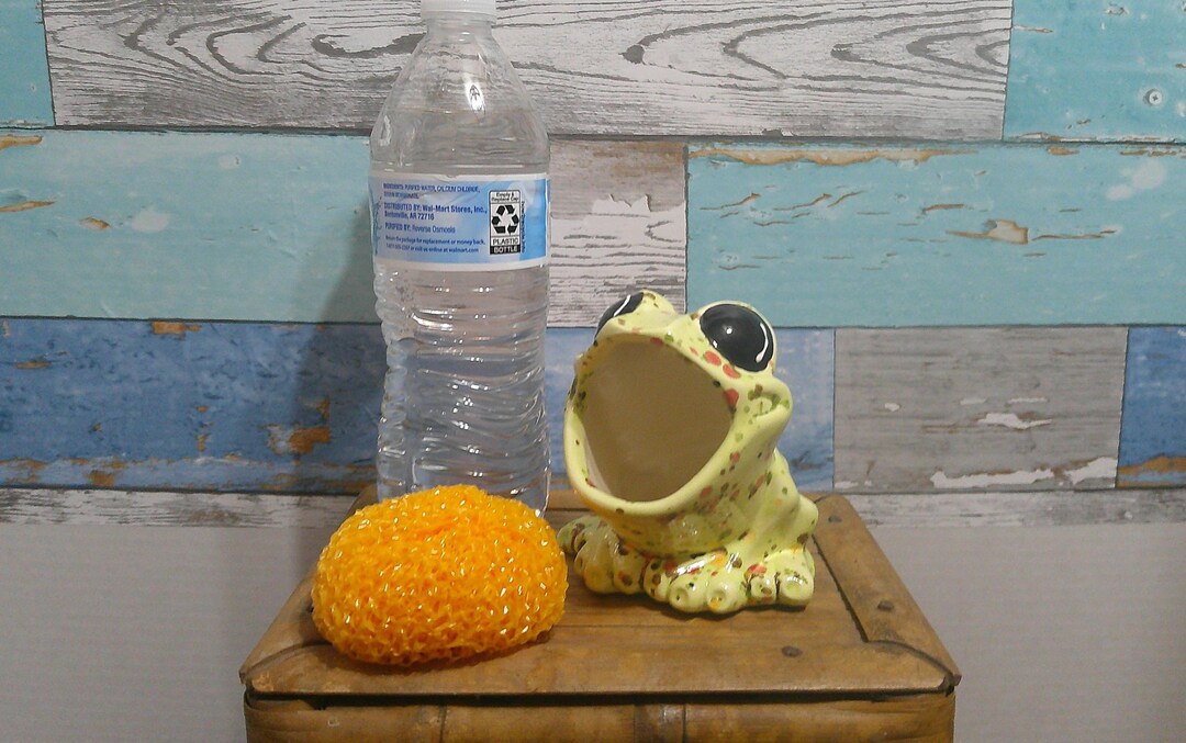 Ceramic Frog Brillo Scrubby Holder - Etsy