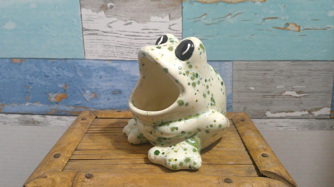Ceramic Frog Brillo Pad Scrubby Holder - Etsy