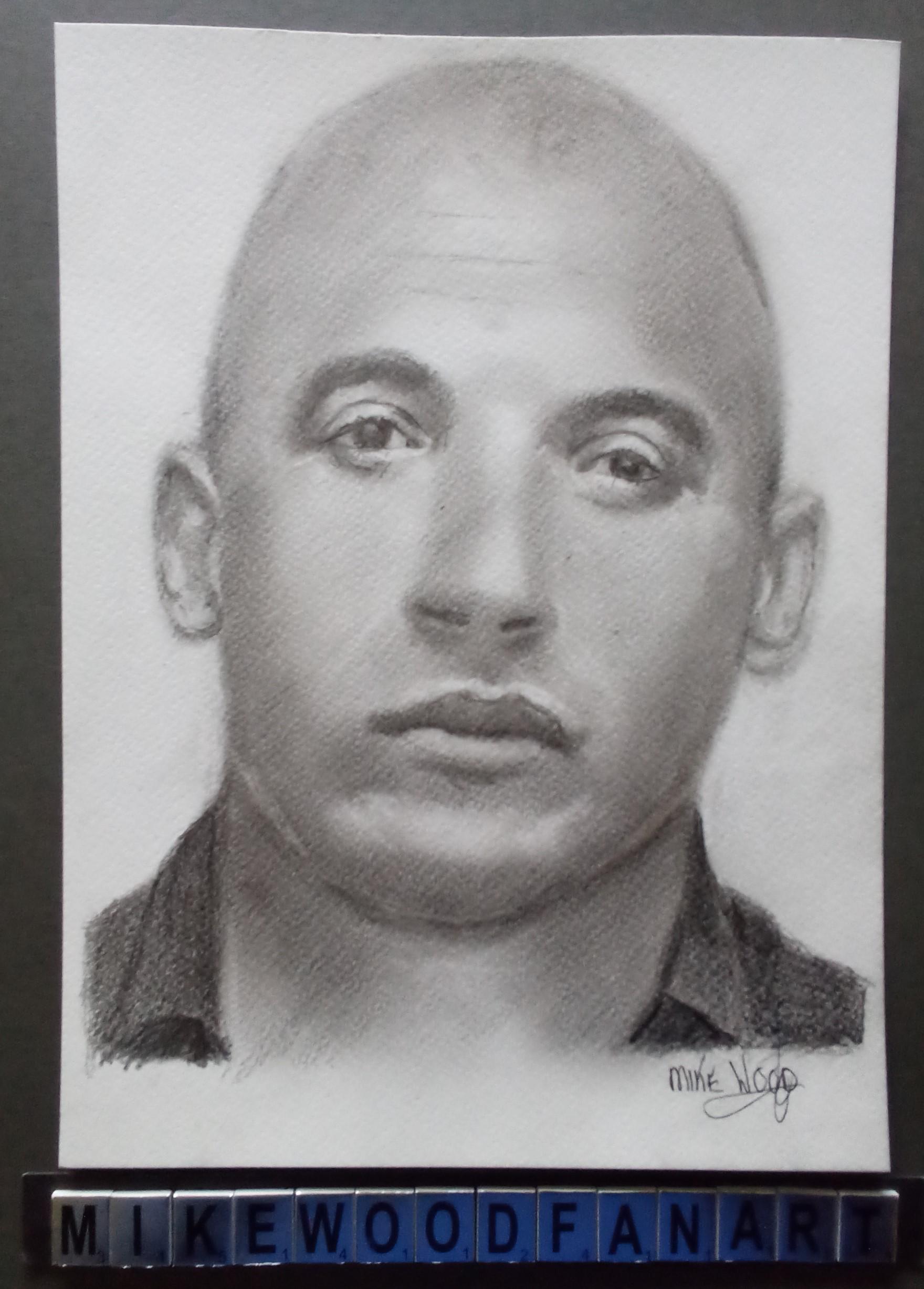 Vin Diesel Portrait Drawing - Etsy
