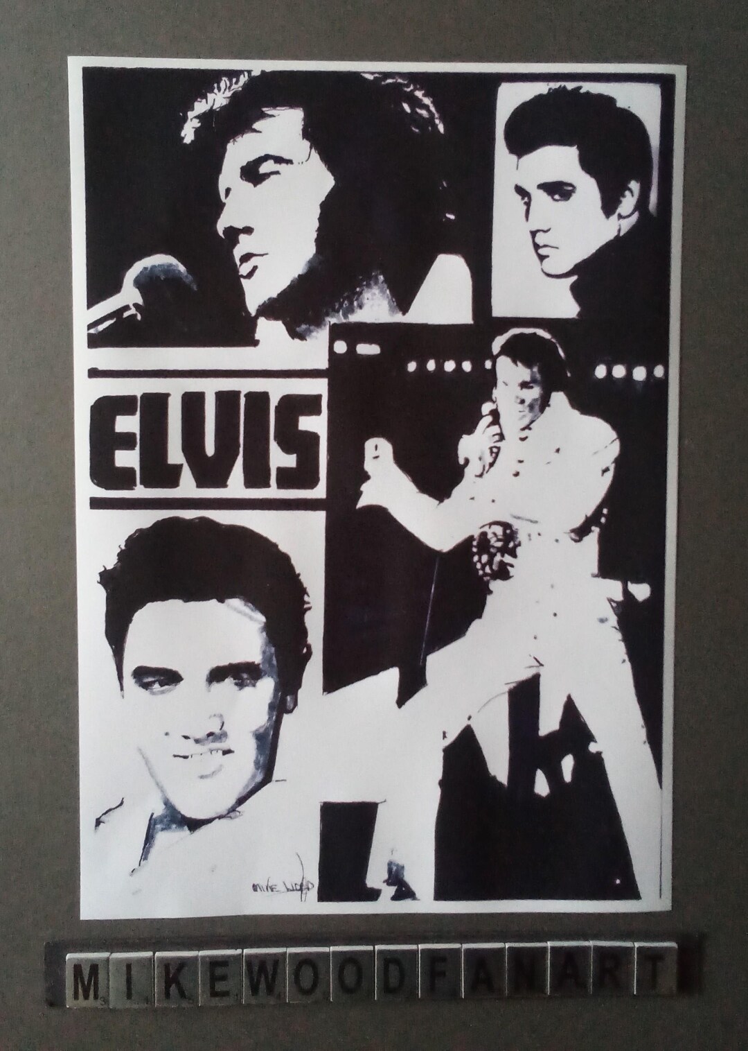 Elvis Presley Poster Montage - Etsy