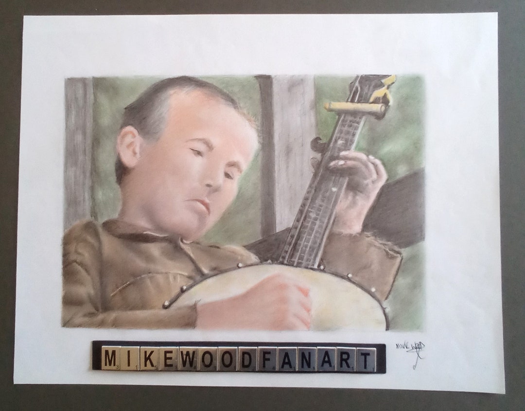 Billy Redden in "deliverence" Drawing - Etsy