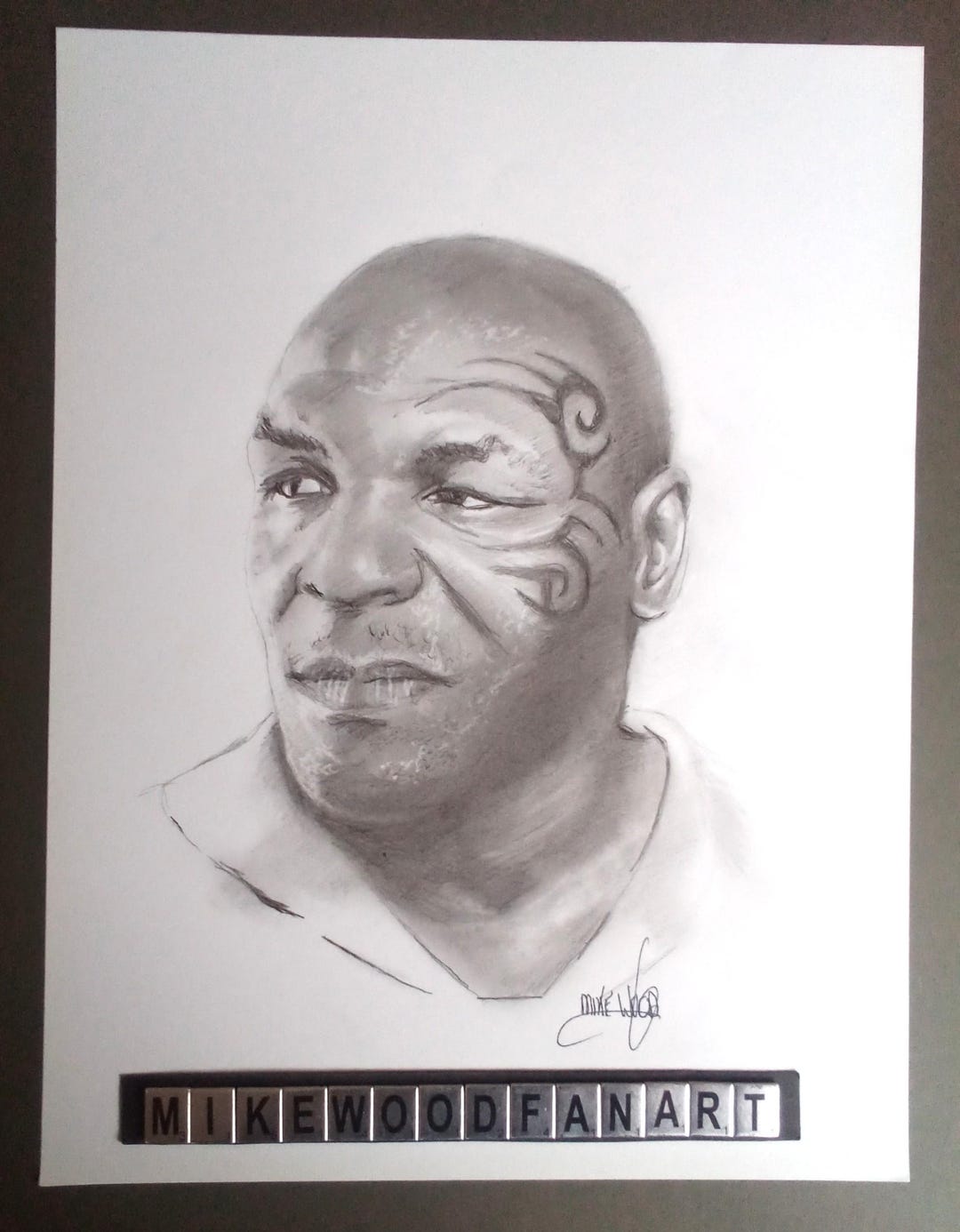 Mike Tyson Portrait Drawing - Etsy