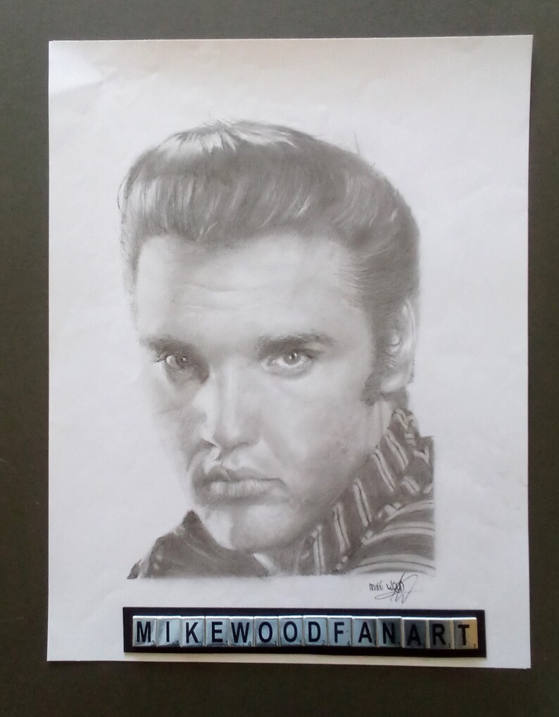 Elvis Presley Original Drawing - Etsy