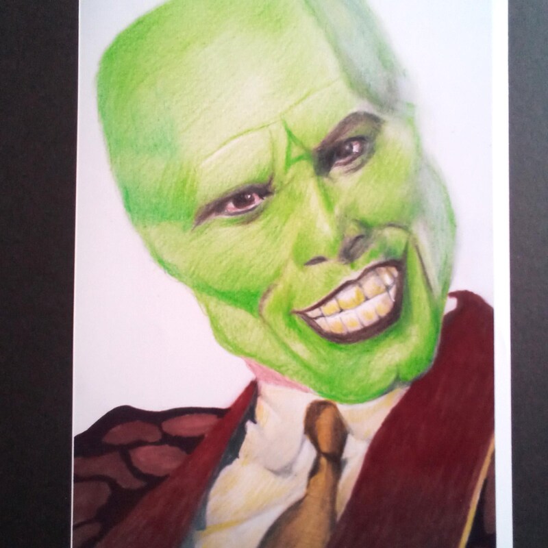 Jim Carrey Original Art - Etsy UK