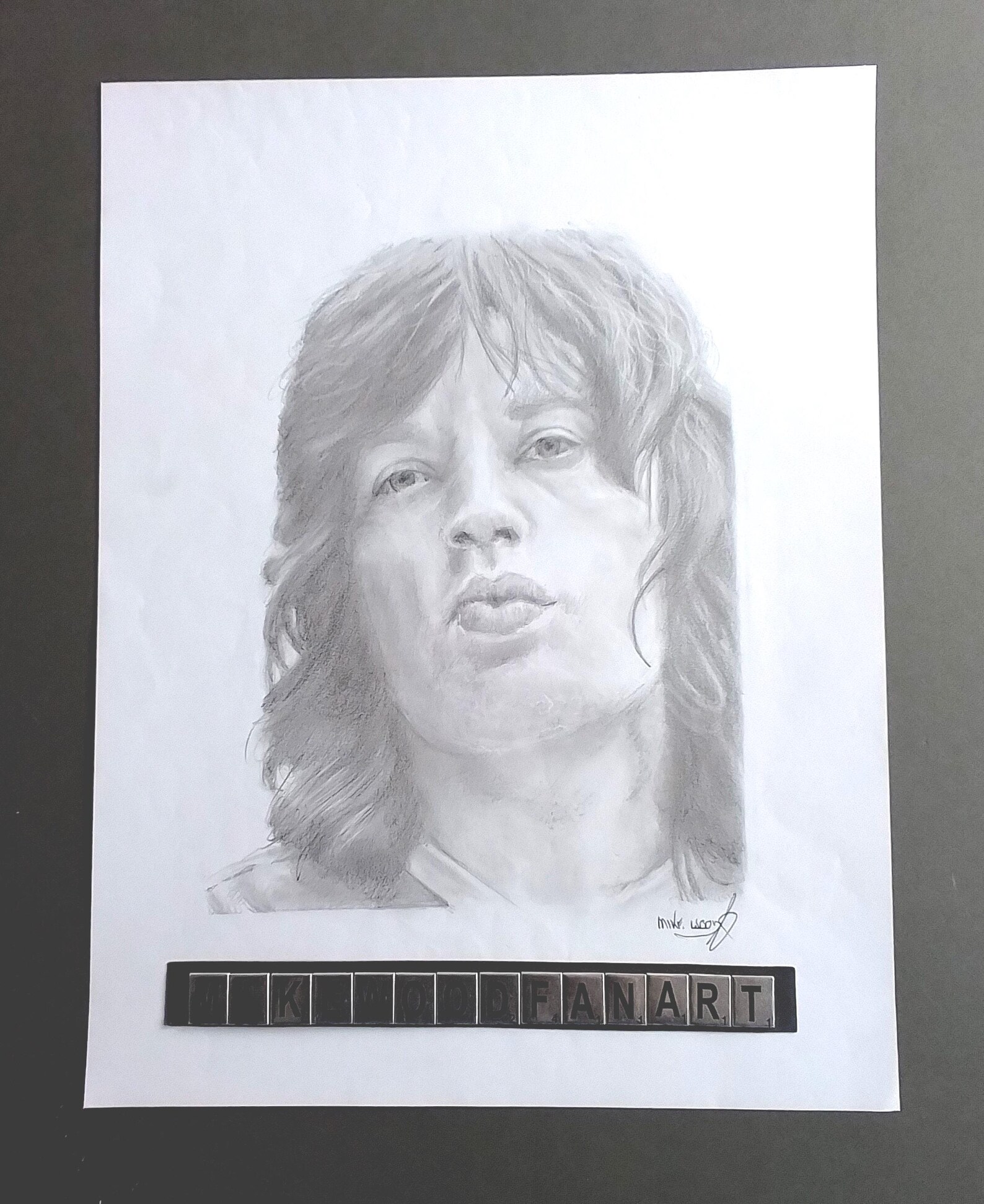 Mick Jagger Original Portrait Drawing - Etsy