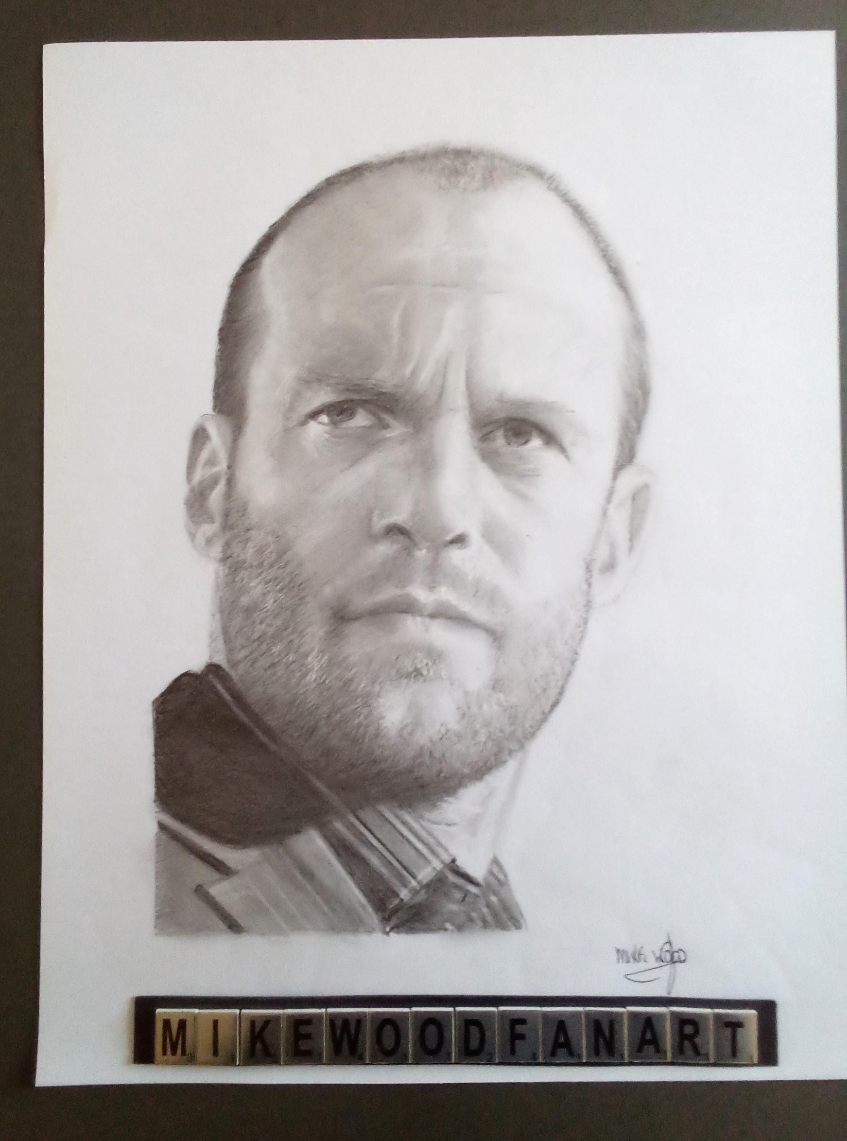 Jason Statham Portrait Drawing - Etsy