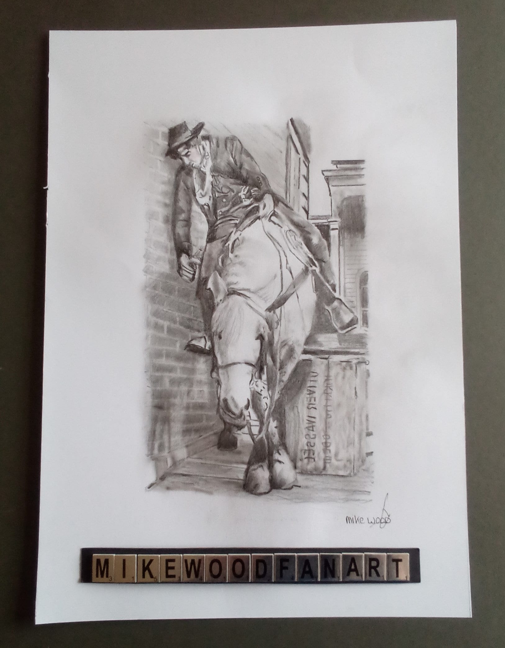 Lee Marvin in Cat Ballou Drawing. - Etsy