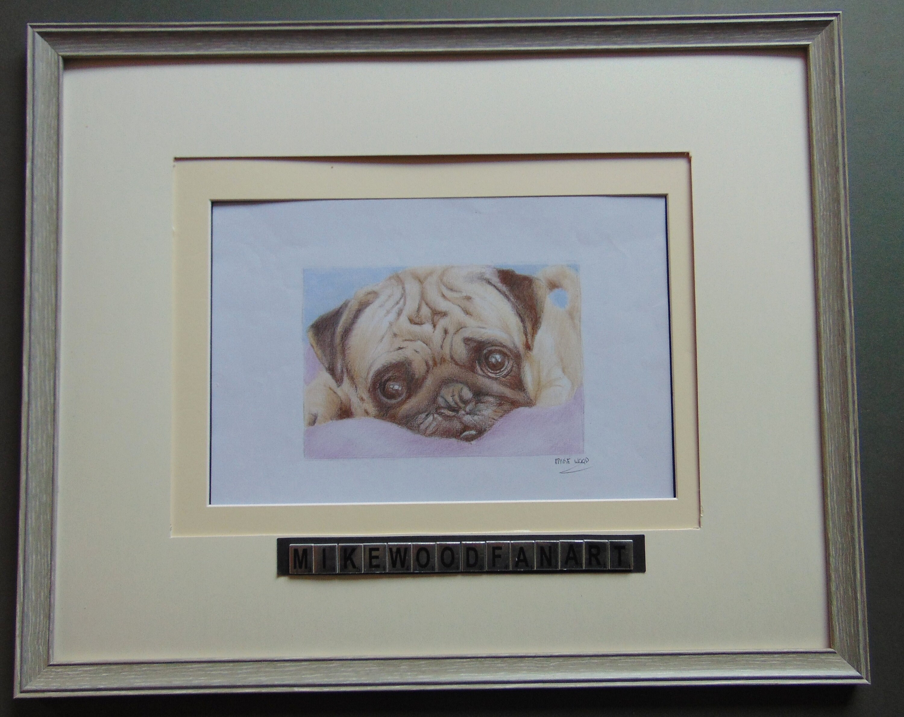 Pug Pencil Drawing - Etsy