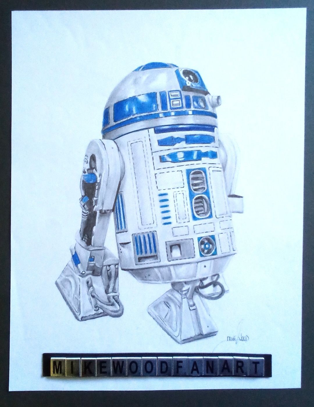 Star Wars R2D2 Original Drawing - Etsy