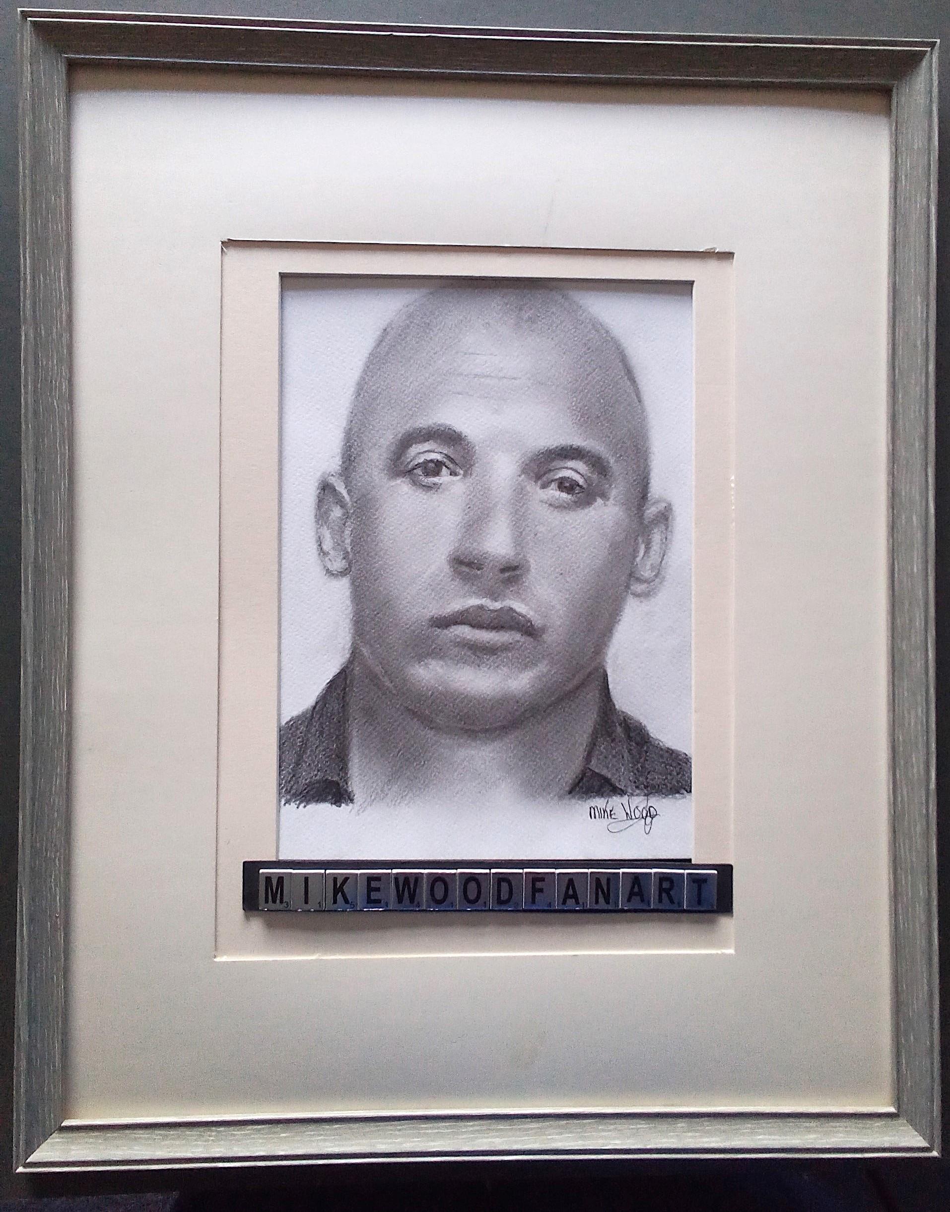 Vin Diesel Portrait Drawing - Etsy