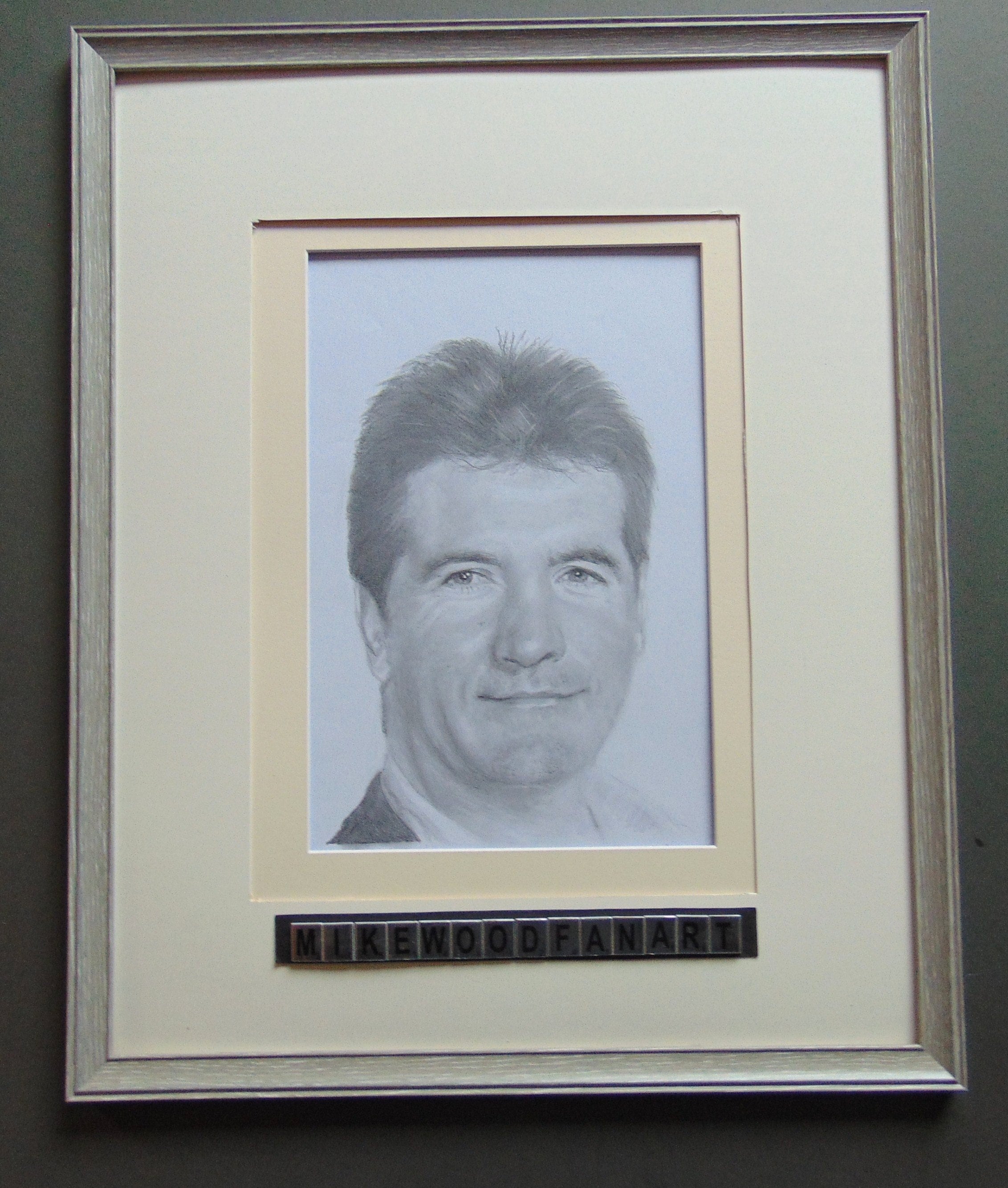 Simon Cowell Original Pencil Portrait - Etsy
