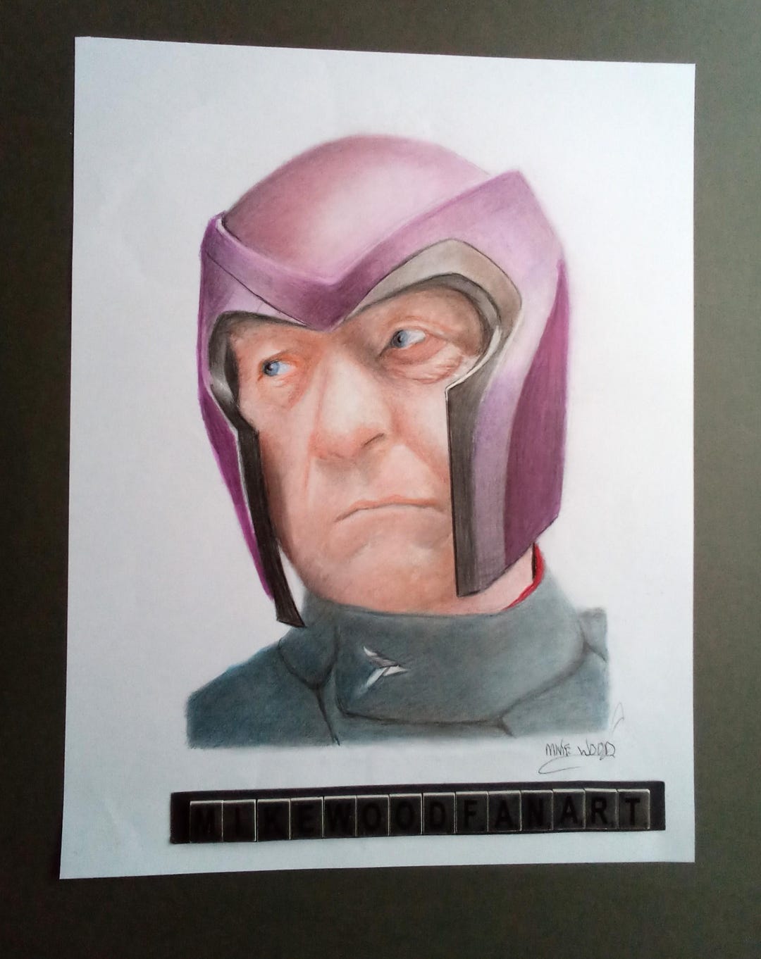 Magneto Portrait Drawing - Etsy