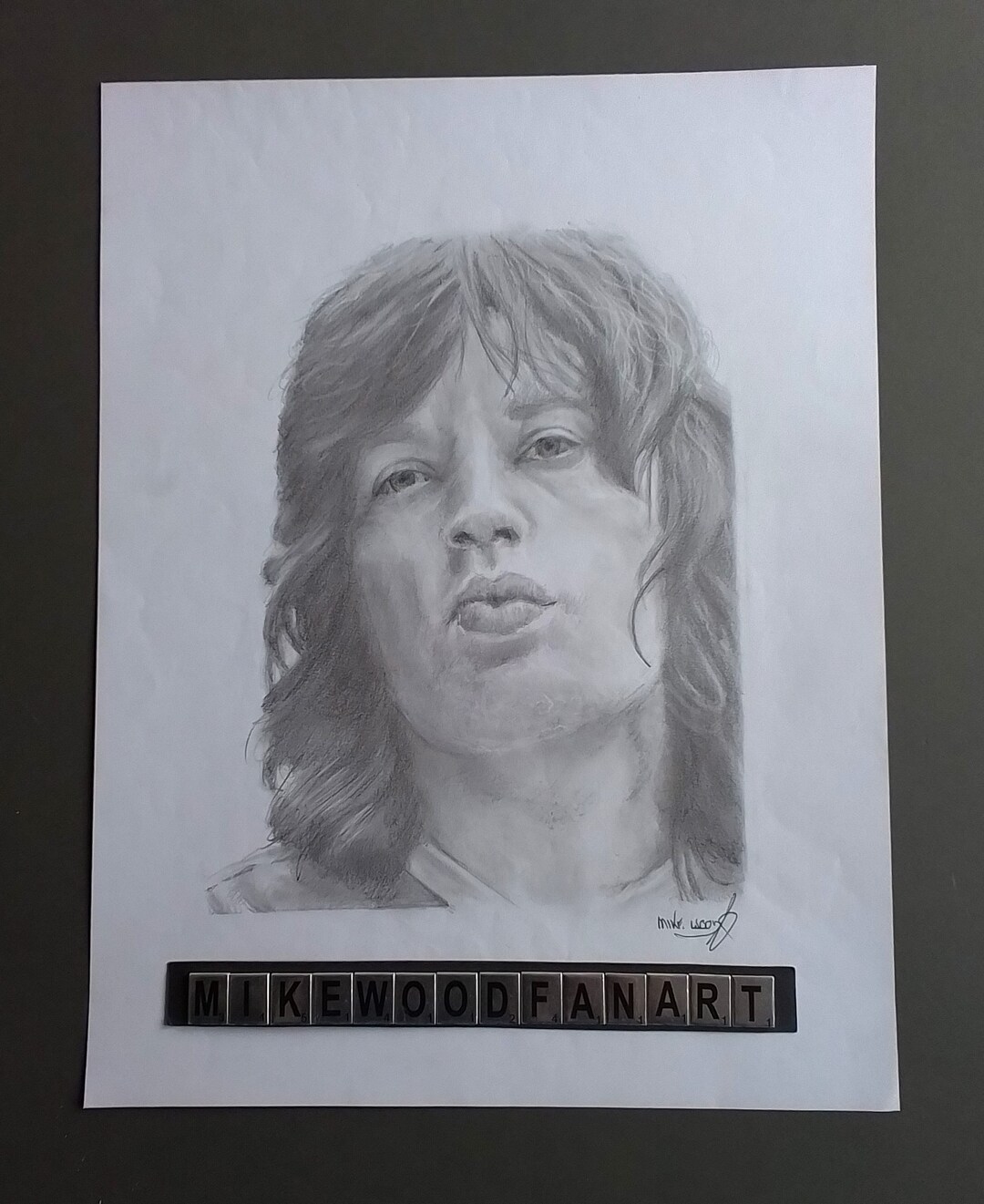 Mick Jagger Original Portrait Drawing - Etsy