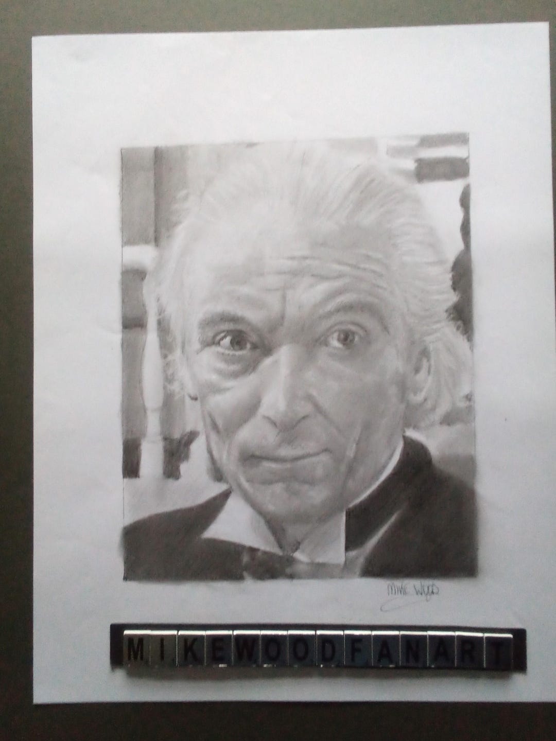 William Harnell DR WHO Portrait Drawing - Etsy