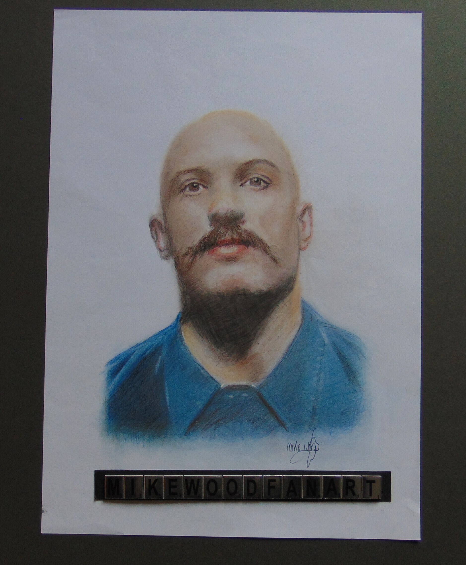 Tom Hardy as Bronson Portrait Drawing. - Etsy
