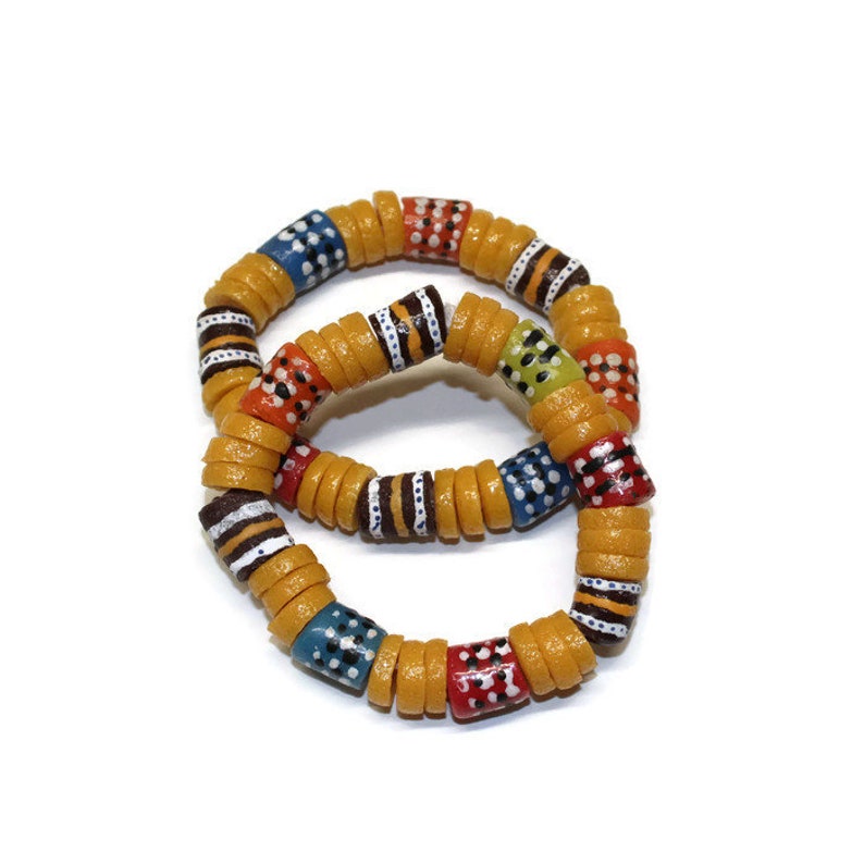 Ghana Beads African Bracelets Men Jewelry Women's | Etsy