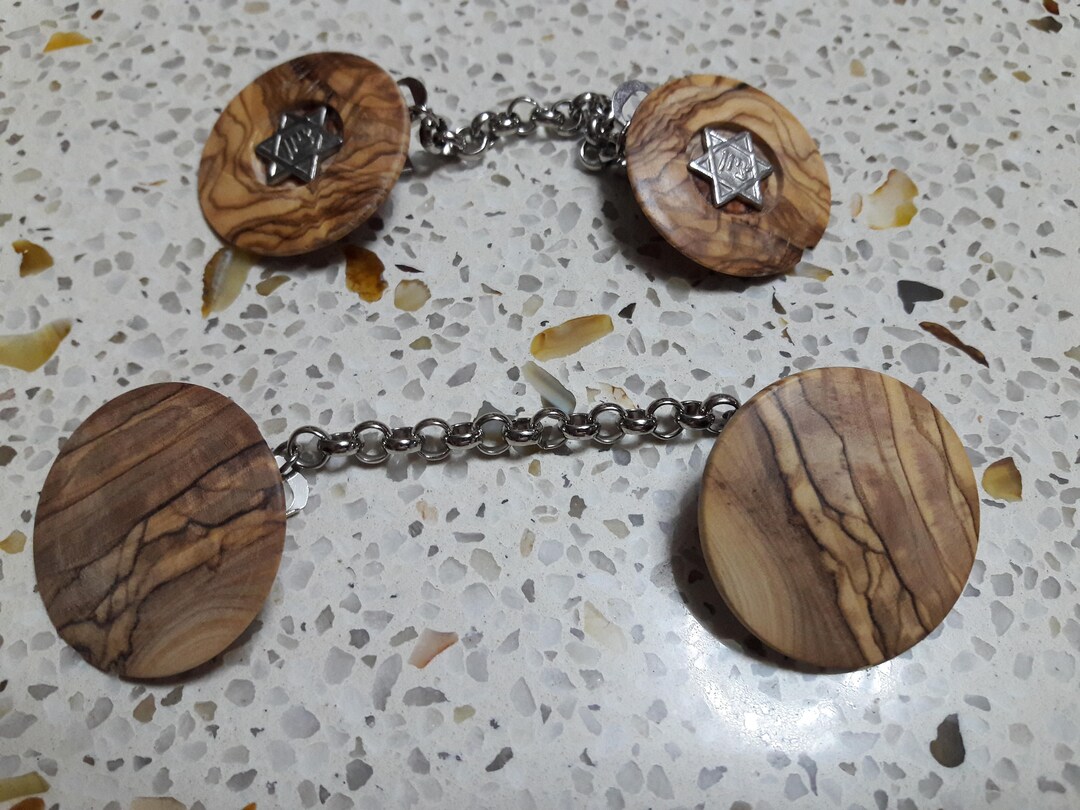 Custom Original Tallit Holder, Wooden Tallit Clip, Unique and ...