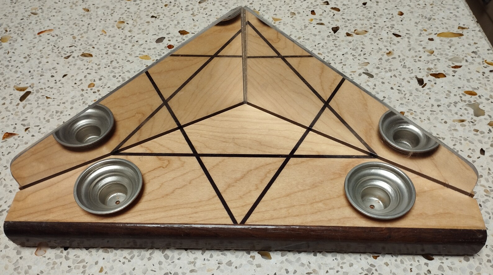 A Wooden "omer Counting Board" - (A Jewish 49 Days Callender - Between ...