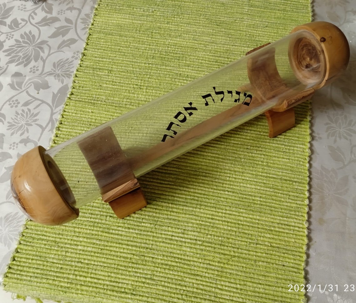 A Unique Crown for the Tora Roll Made of Selected Olive Wood - Etsy