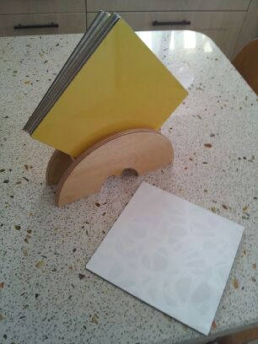 6 Formica Sheets, Matzah Plate Holder, Handmade Birch Plywood Holder ...