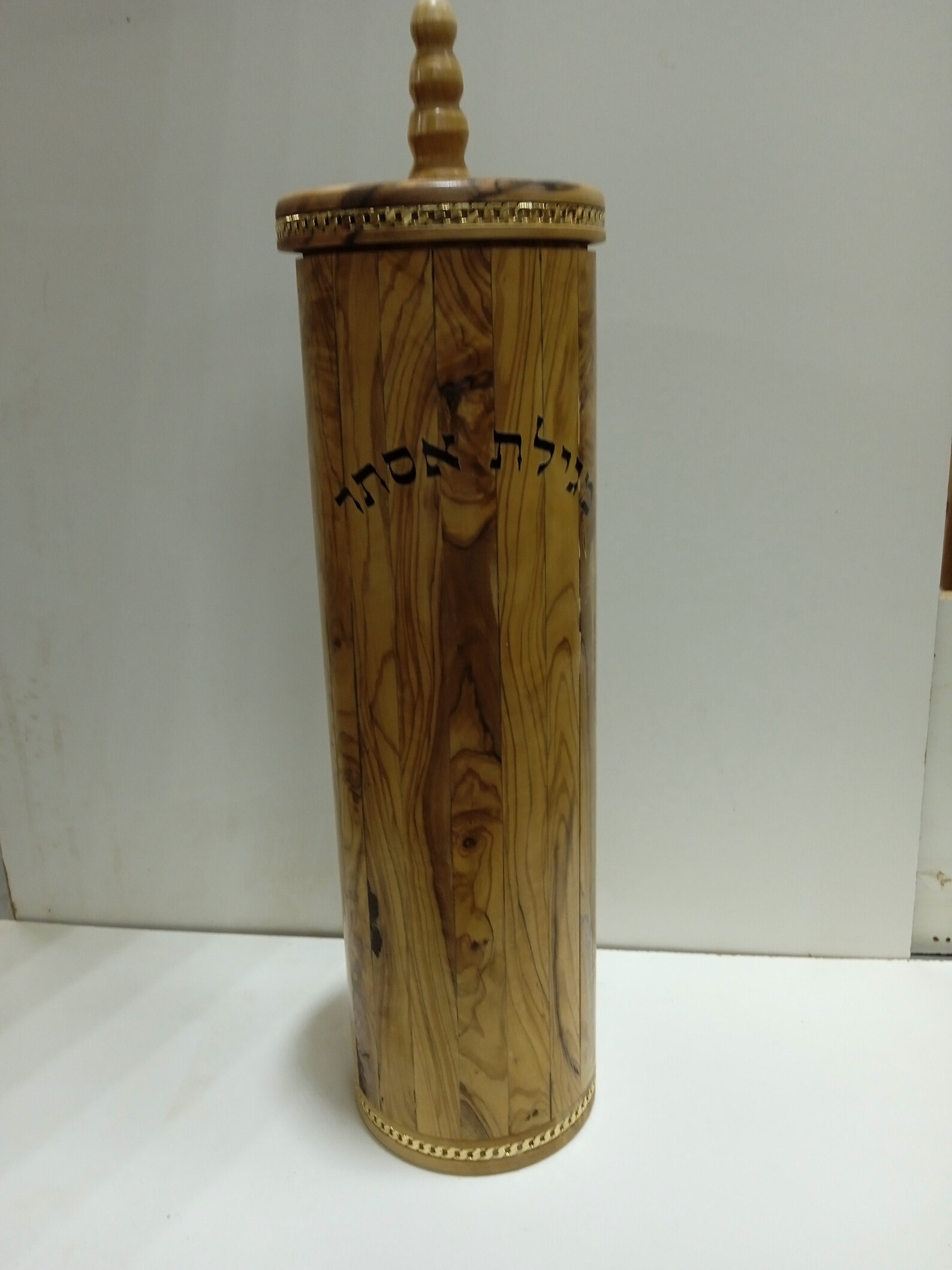 A Unique Crown for the Tora Roll Made of Selected Olive Wood - Etsy