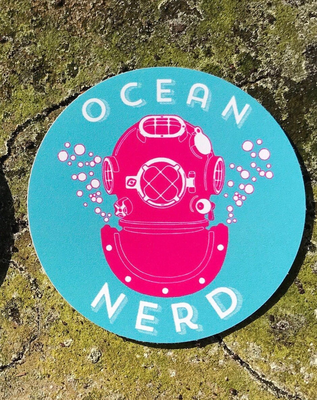 Ocean Nerd Sticker - Etsy