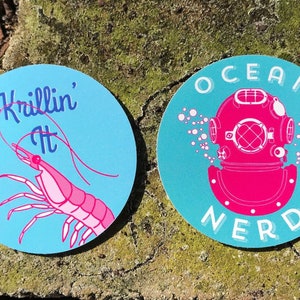 Ocean Nerd Sticker - Etsy
