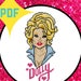 Dolly Parton Cross Stitch PATTERN DOWNLOAD ONLY - Etsy
