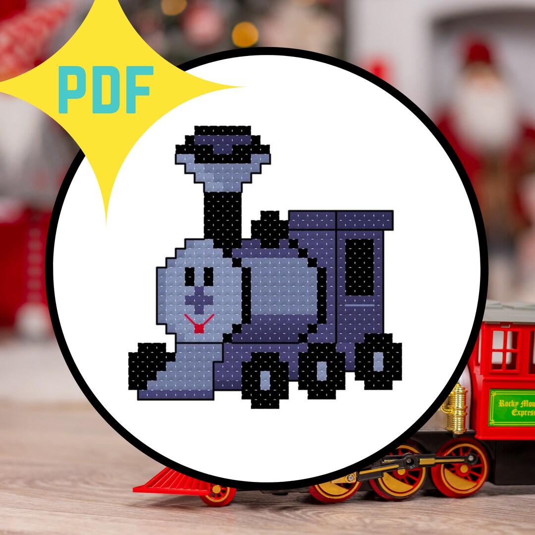 Train From Island of Misfit Toys Rudolf Cross Stitch PATTERN DOWNLOAD ...