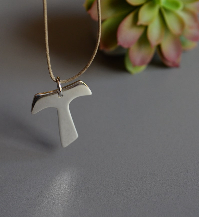 Tau Pendant, 925 Silver Pendant, Franciscan Cross, Tau in Silver, Tau ...