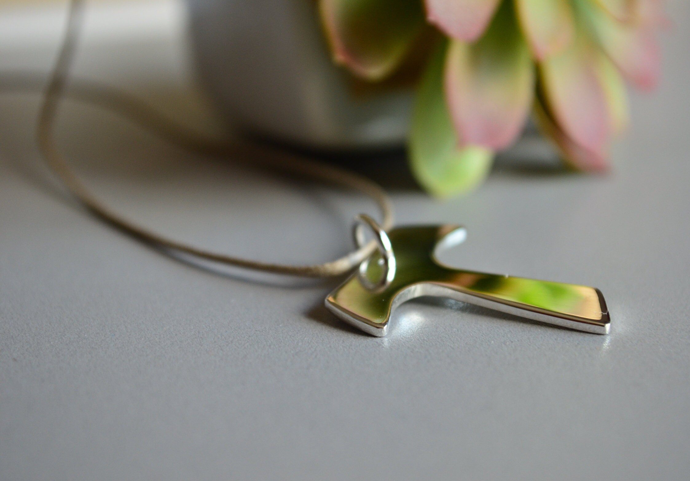 Tau Pendant, 925 Silver Pendant, Franciscan Cross, Tau in Silver, Tau ...