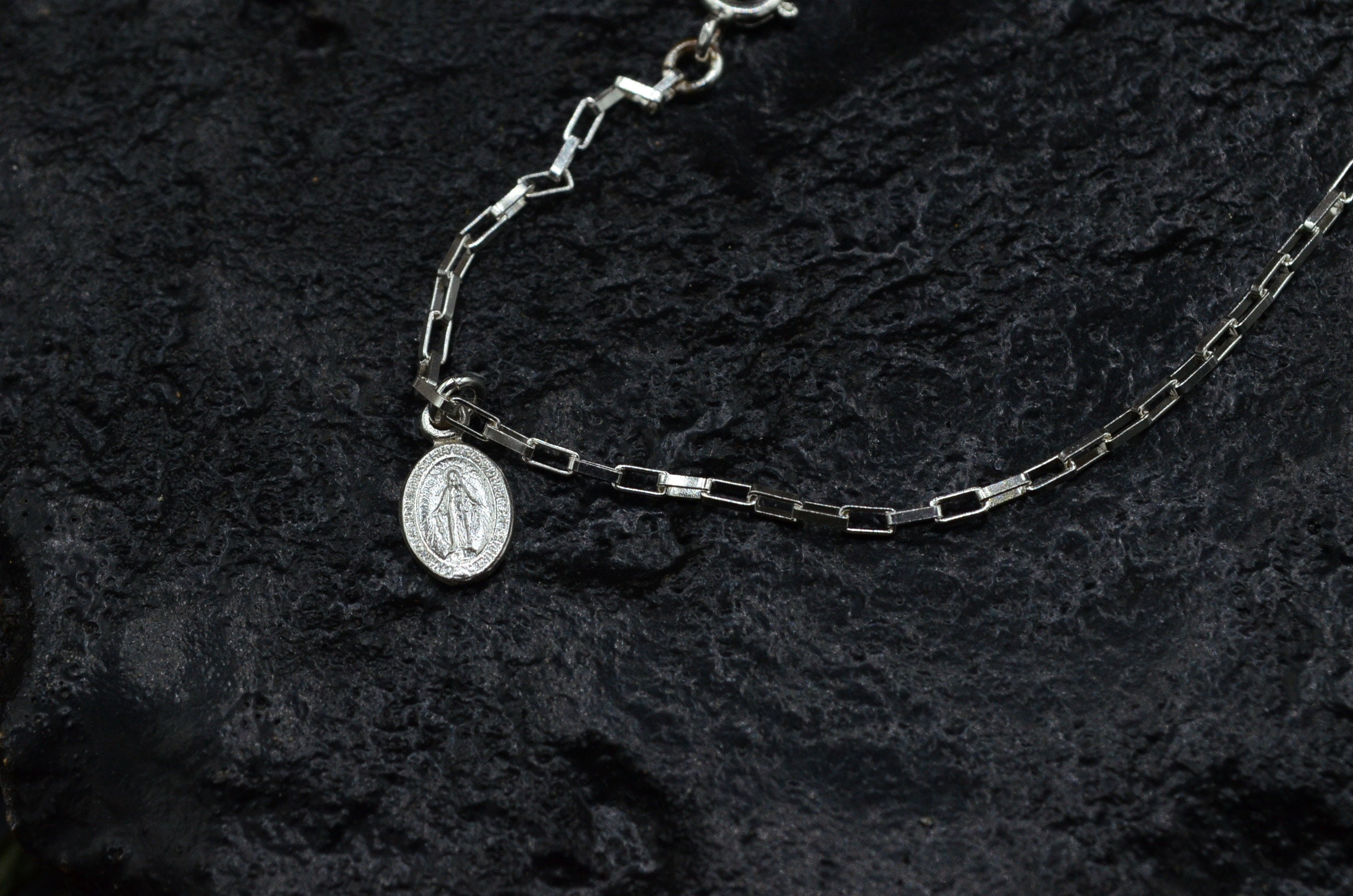 Madonna Bracelet Religion Bracelet 925 Silver Bracelet - Etsy UK