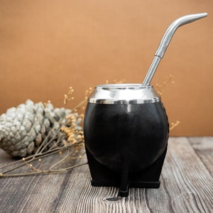 Mate Gourd , Leather Mate Cup , Argentinian Mate , Torpedo , Calebasse ...
