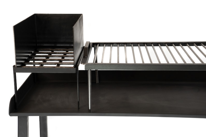 Argentine Grill With Brasero Made in Argentina Iron Parrilla - Etsy