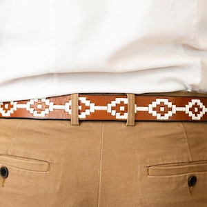 Embroidered Belt, Gaucho Belt, Polo Belt, Leather Belt, Argentinian ...