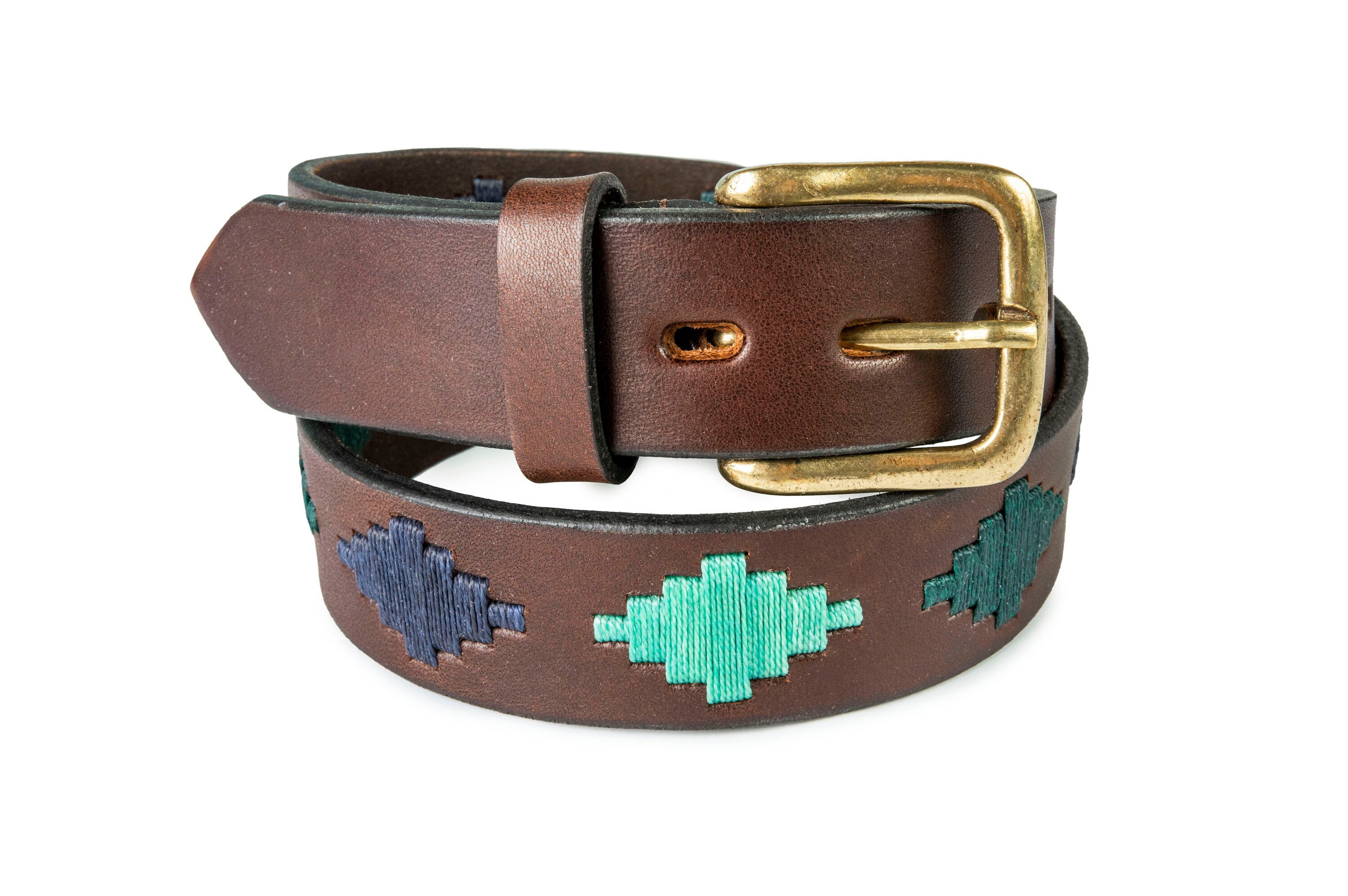 Embroidered Belt Gaucho belt Polo belt Leather belt | Etsy