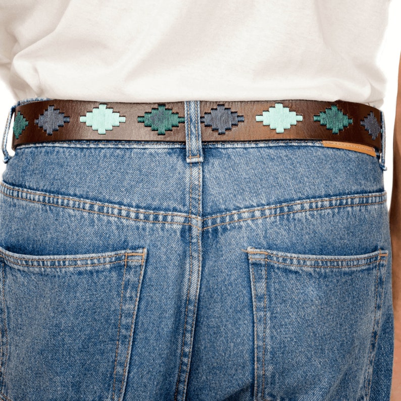 Embroidered Belt, Gaucho Belt, Polo Belt, Leather Belt, Argentinian ...