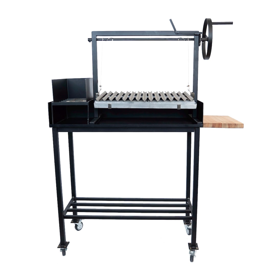 Argentine Santa Maria Grill With Brasero Cart With Wheels - Etsy