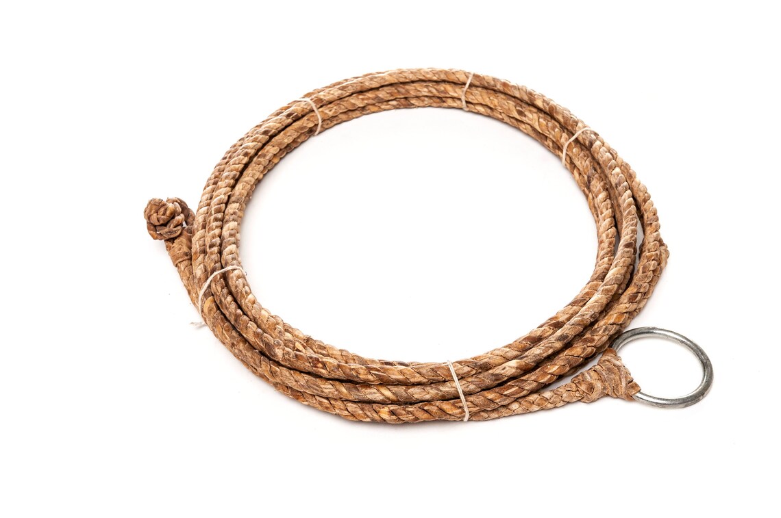 Ranch Rawhide Rope Lasso Cowboy Rope Braided Ranch Rope - Etsy