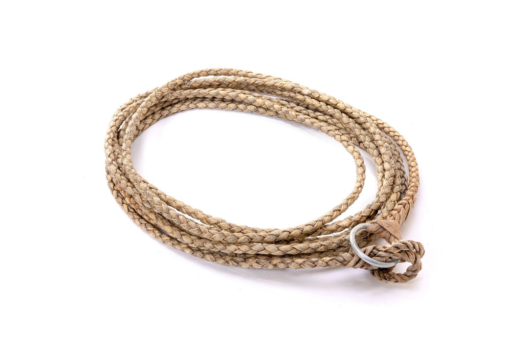 Ranch Rawhide Rope, Lasso Cowboy Rope, Braided Ranch Rope, Western ...