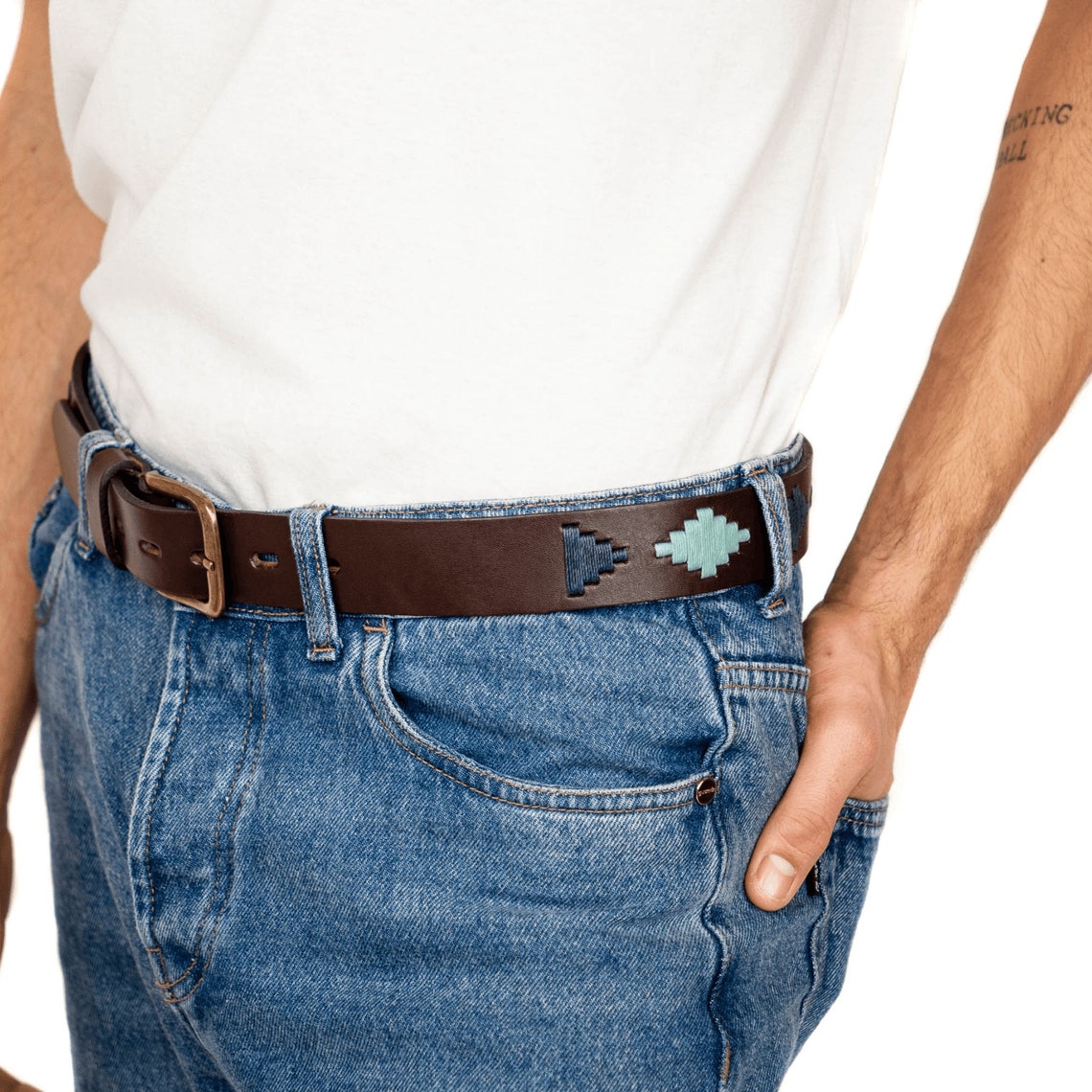 Embroidered Belt, Gaucho Belt, Polo Belt, Leather Belt, Argentinian ...