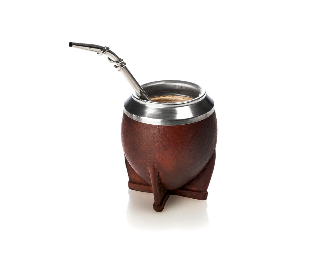 Mate Gourd Leather Mate Cup Yerba Mate Argentinian Mate | Etsy