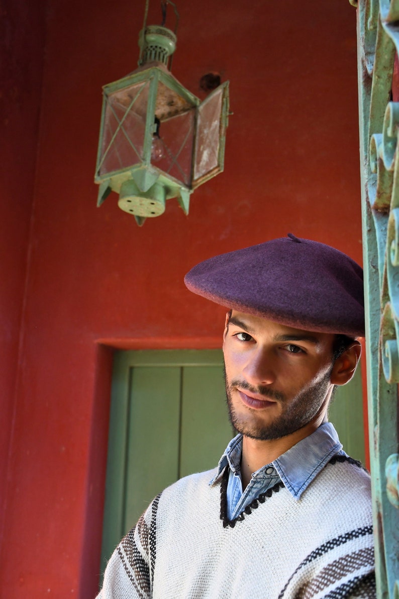 Unisex Beret Gaucho Hat Traditional Hat From Argentina | Etsy