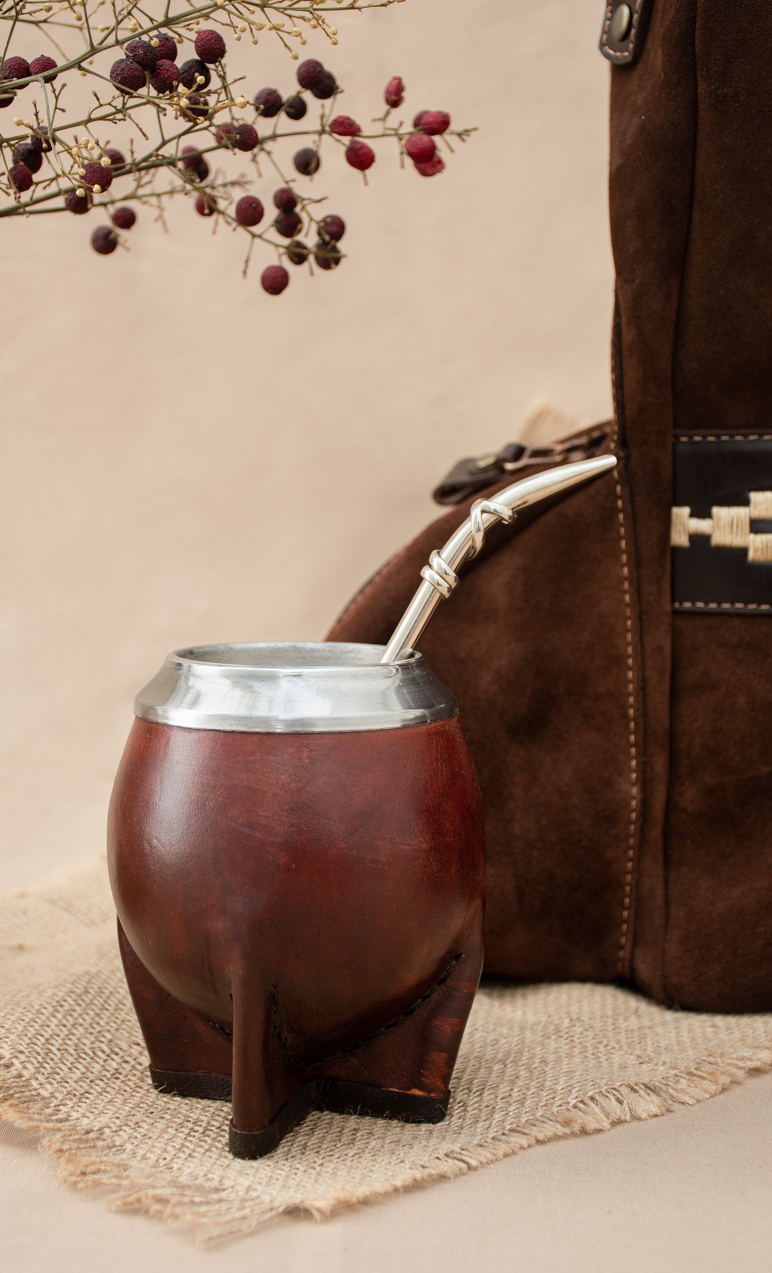 Matera Mate Gourd Set Yerba Mate Bombilla Set - Etsy