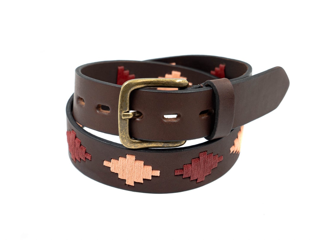 Embroidered Belt, Gaucho Belt, Polo Belt, Leather Belt, Argentinian ...