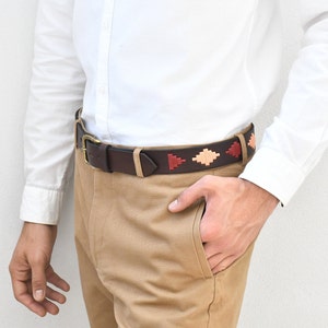 Embroidered Belt, Gaucho Belt, Polo Belt, Leather Belt, Argentinian ...