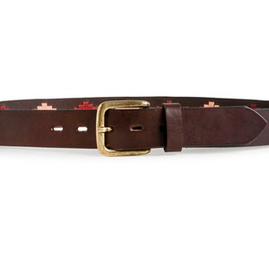 Embroidered Belt, Gaucho Belt, Polo Belt, Leather Belt, Argentinian ...