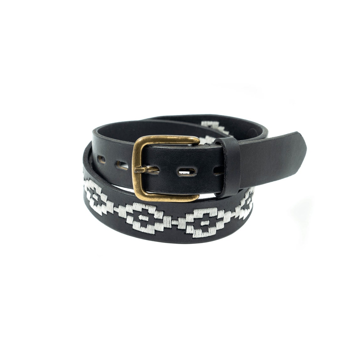 Embroidered Belt, Gaucho Belt, Polo Belt, Leather Belt, Argentinian ...